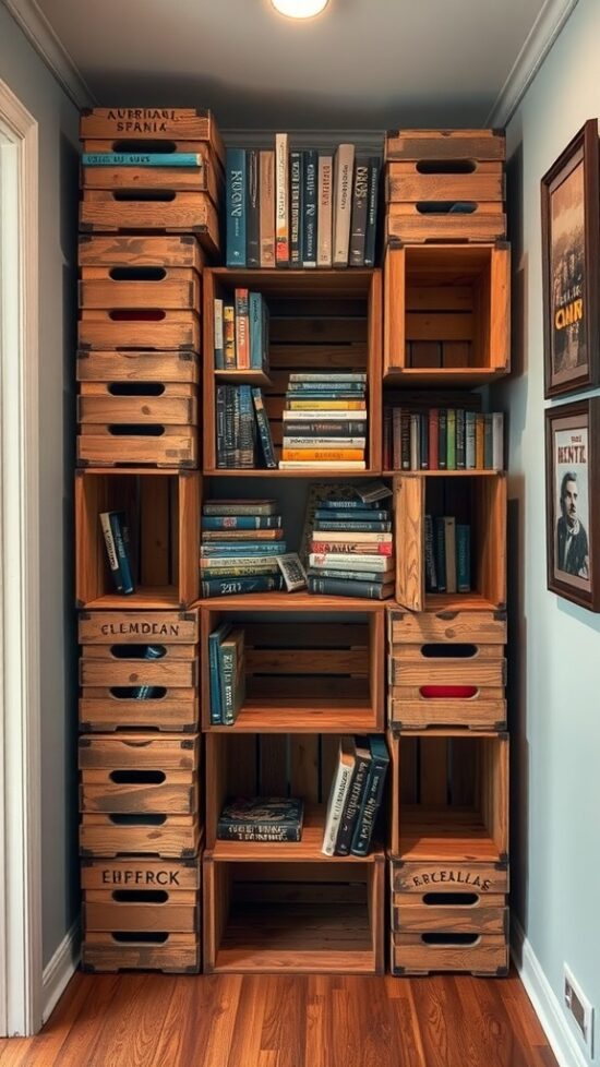 19 Creative Bookshelf Ideas for Small Spaces - Tool Trip